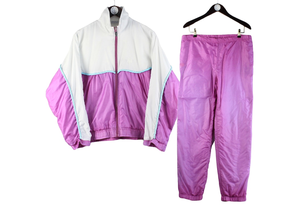 Vintage SERGIO TACCHINI Tracksuit Jacket / Pants Size L Women's White ...