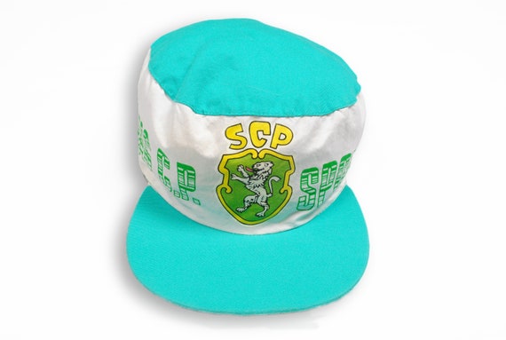 vintage SPORTING SCP Football Club Cap big logo hat o… - Gem