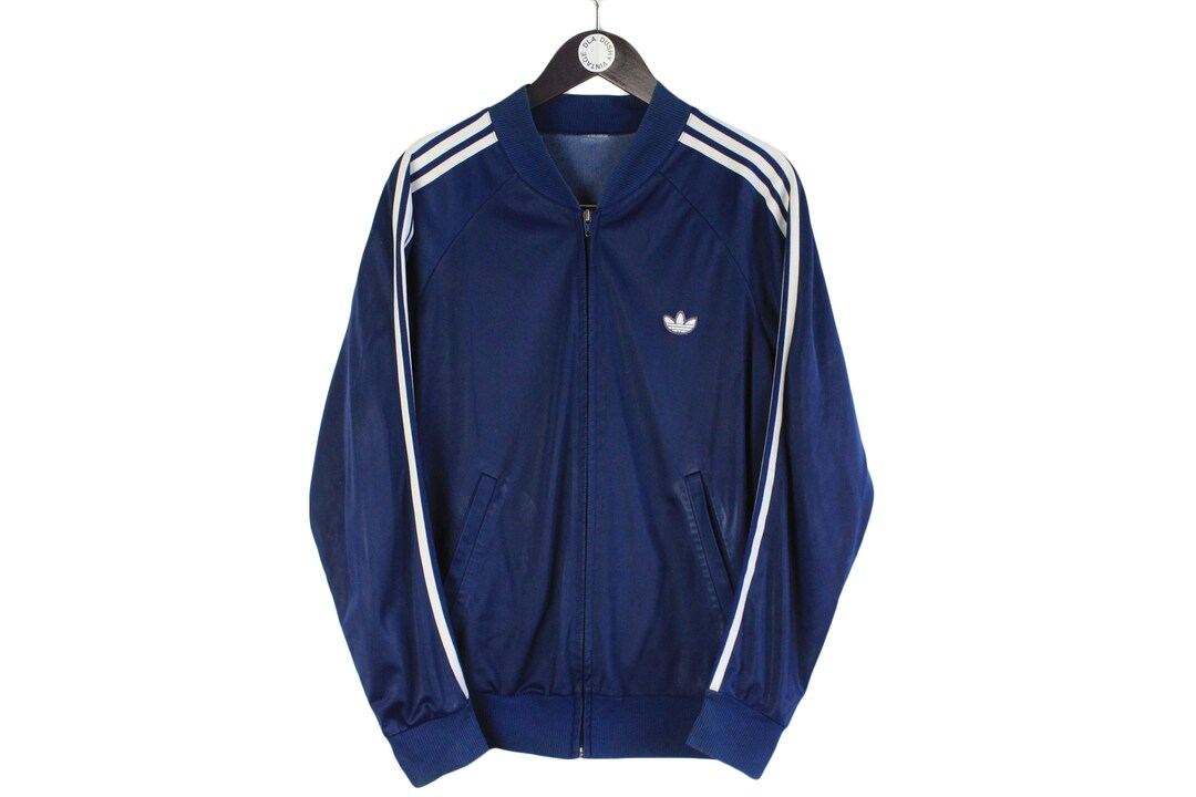 Vintage ADIDAS Bomber Track Jacket Windbreaker Size M - Etsy