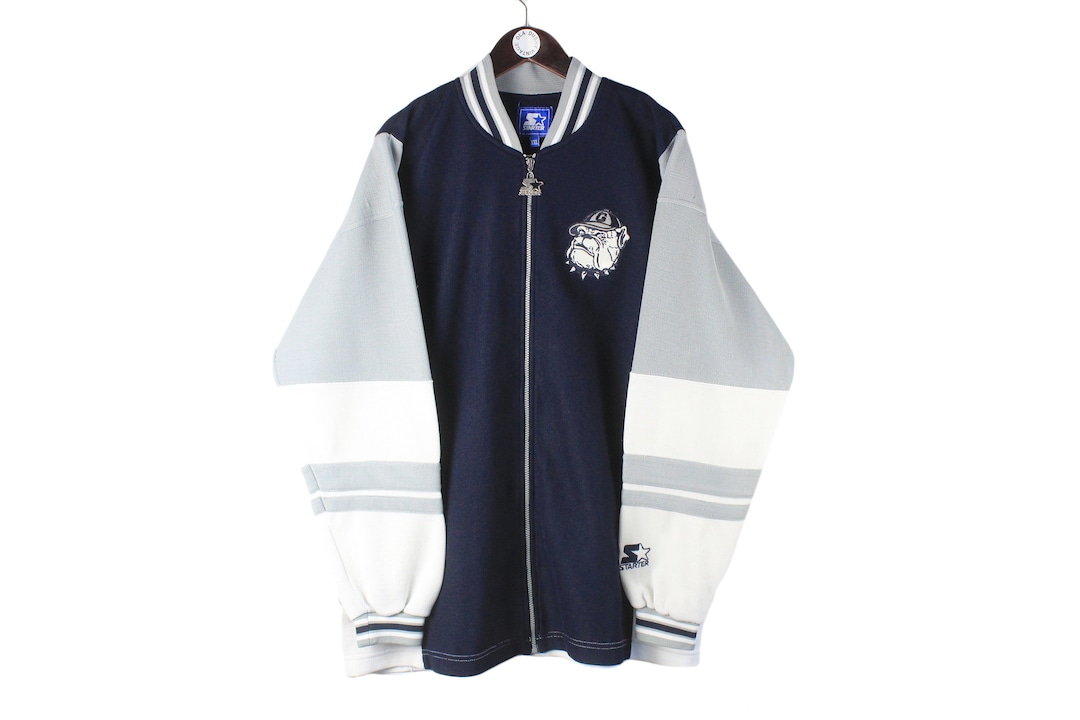 Vintage GEORGETOWN HOYAS Starter Jacket Size 2XL 90's Sport Team Retro ...