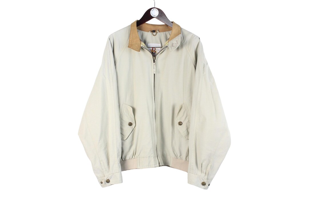 Vintage BARACUTA Jacket Style Gray Authentic Men's Size L Rare Retro ...