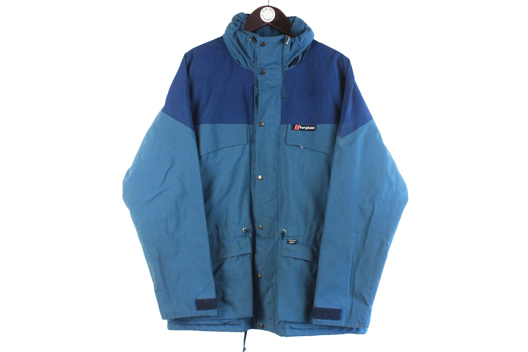 Vintage BERGHAUS Jacket Retro Style Men's Full Zip up Size M Authentic ...