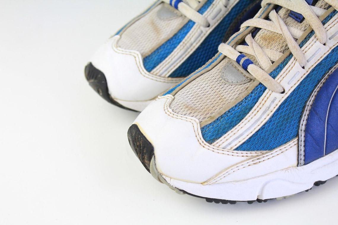 Vintage PUMA Sneakers rare retro athletic shoes 90's | Etsy