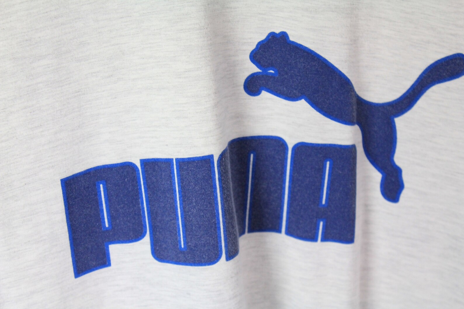 Vintage PUMA Authentic T-shirt Big Logo Athletic Tee Retro - Etsy