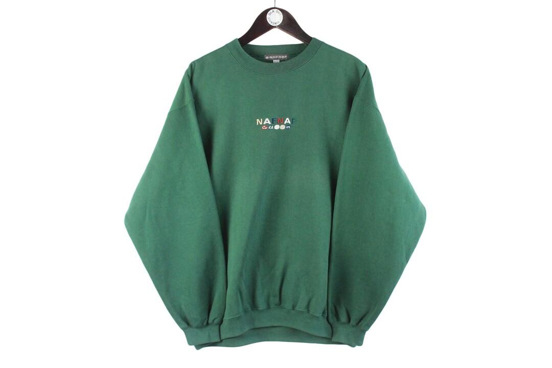 Vintage NAF NAF Sweatshirt Small Logo Oversize Pullover Unisex ...