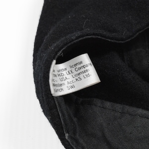 Vintage LEE USA Hat Big Logo Cap Hipster One Size Black Brown Retro ...