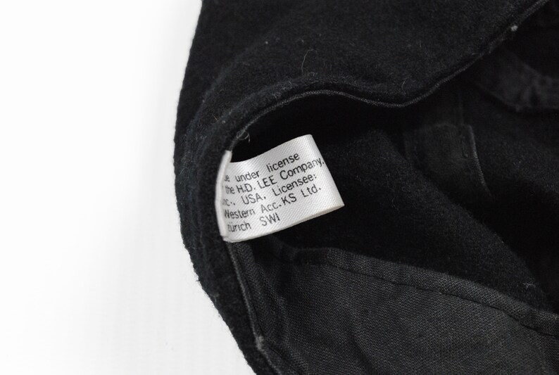 Vintage LEE USA Hat Big Logo Cap Hipster One Size Black Brown - Etsy