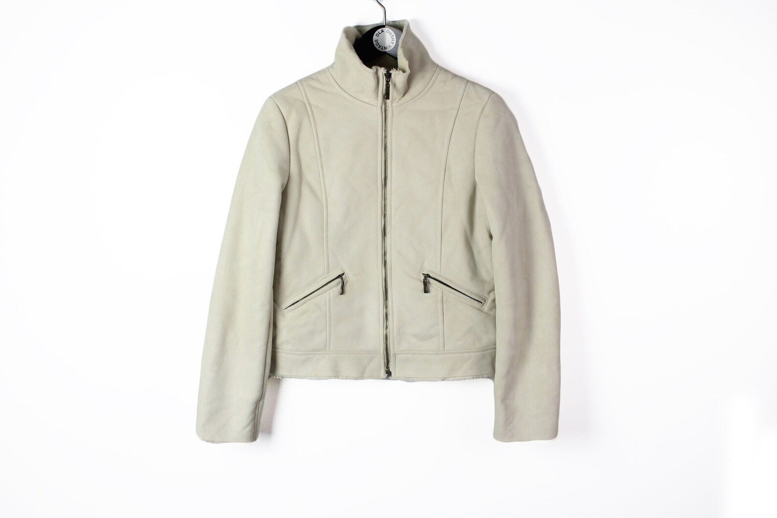 Vintage BALMAIN authentic Sheepskin Style Jacket Polyester | Etsy