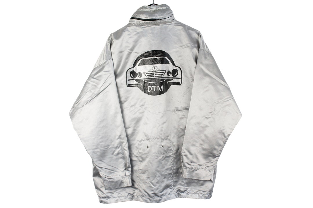 Vintage MERCEDES BENZ DTM Jacket Men's Size L Silver Gray - Etsy