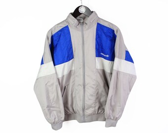 Vintage ADIDAS ORIGINALS Track Jacket Size L Authentic Rare Retro Hipster 90s Germany Style Rave ...