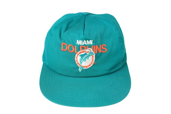 vintage MIAMI DOLPHINS 1993 NFL Team baseball hat big… - Gem