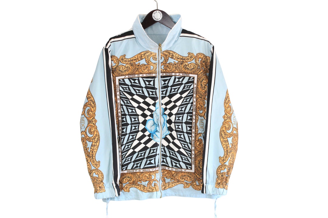Vintage MDC Reversible Double Sided Jacket Authentic Windbreaker Blue ...