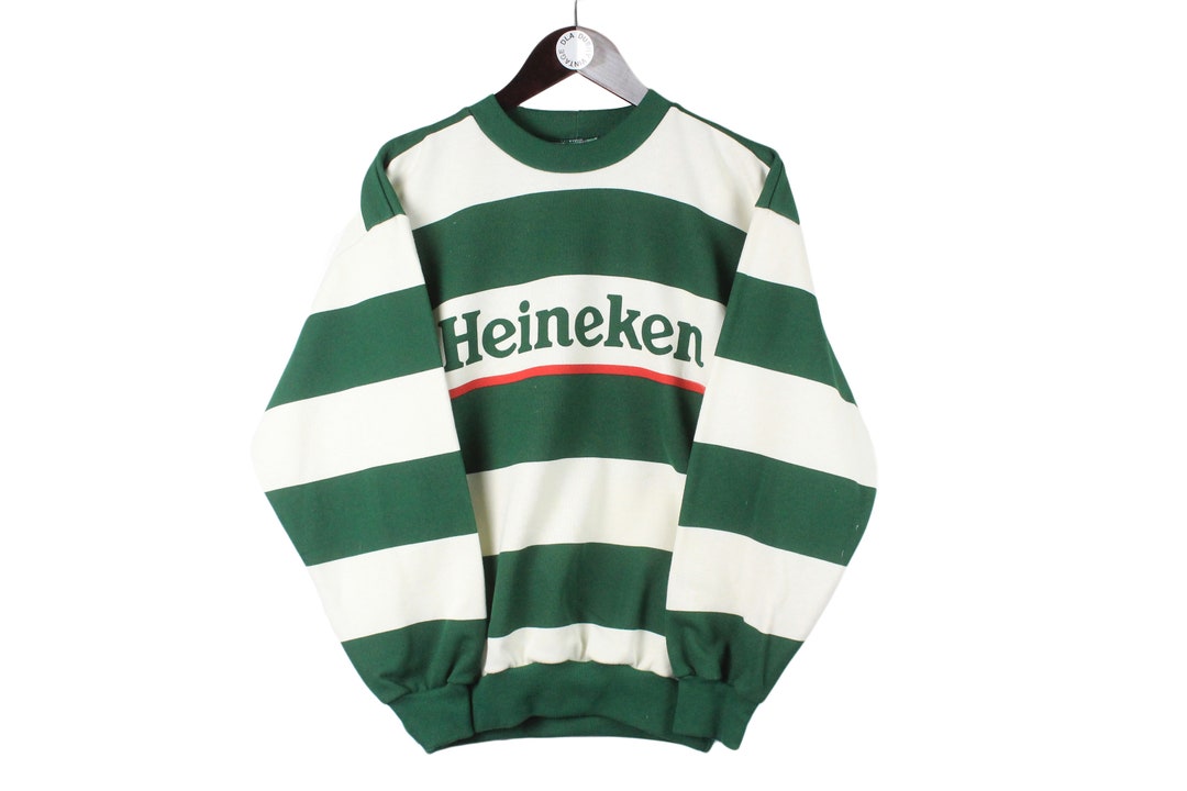 Vintage HEINEKEN Beer Sweatshirt 90's Style Jumper Authentic Crewneck ...