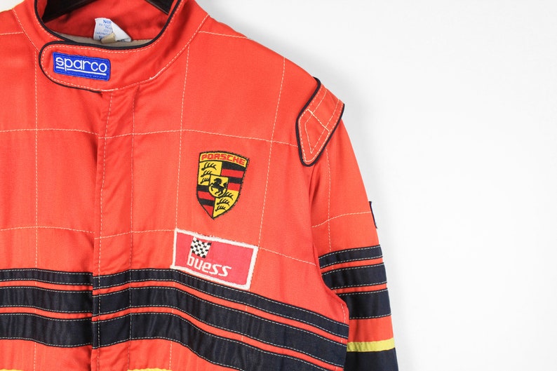 Vintage PORSCHE Sparco Team Racing Motorsport Coveralls Long - Etsy