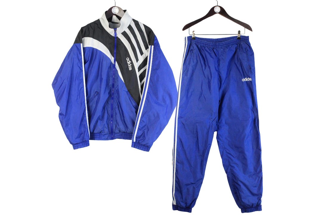 Vintage ADIDAS Tracksuit Size L Oversize Retro Sport Clothing 90's ...