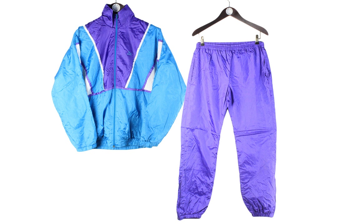 Vintage PUMA Tracksuit Size Men's S Authentic Rare Retro Rave 90's Wear ...