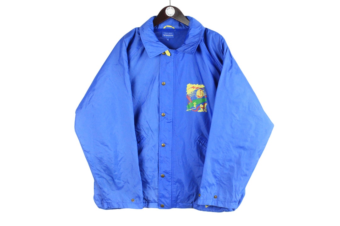 Vintage VOLVO Jacket Team Size Men's XL Retro 90's Small Logo Sport ...