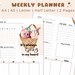 Weekly Planner Printable, Week at a Glance Printable, Weekly Planner ...