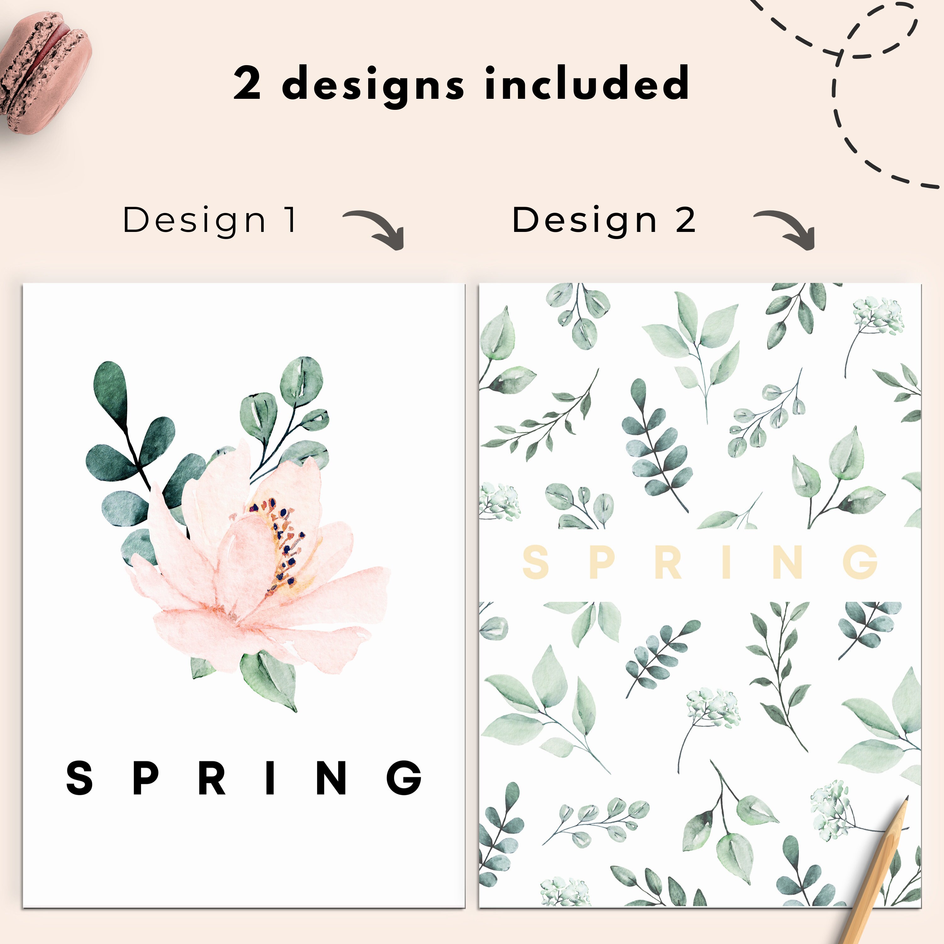 Printable Dashboard Floral Planner Cover Printable Floral - Etsy