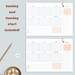 Weekly Planner Printable Undated, Week at a Glance, Week on One Page ...