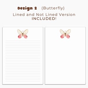 Boho Floral Printable Stationery Printable Writing Paper - Etsy