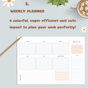 Planner Bundle Printable, Daily Weekly Monthly Planner Bundle ...