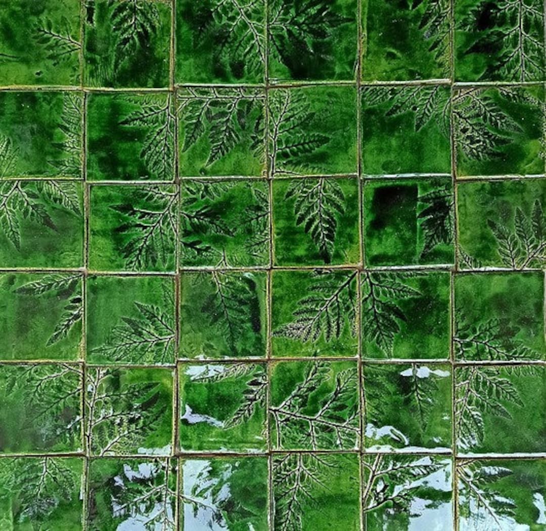Tiles - Ferns - Etsy