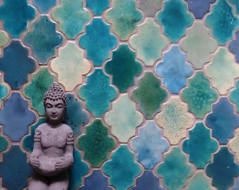 Tiles Morocco in Turquoise - Etsy