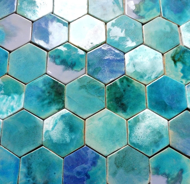 Snow Over the Sea Tiles - Etsy