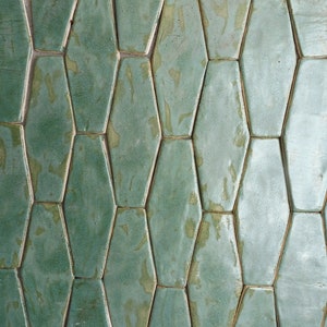 METALLIC GREEN TILES - Etsy