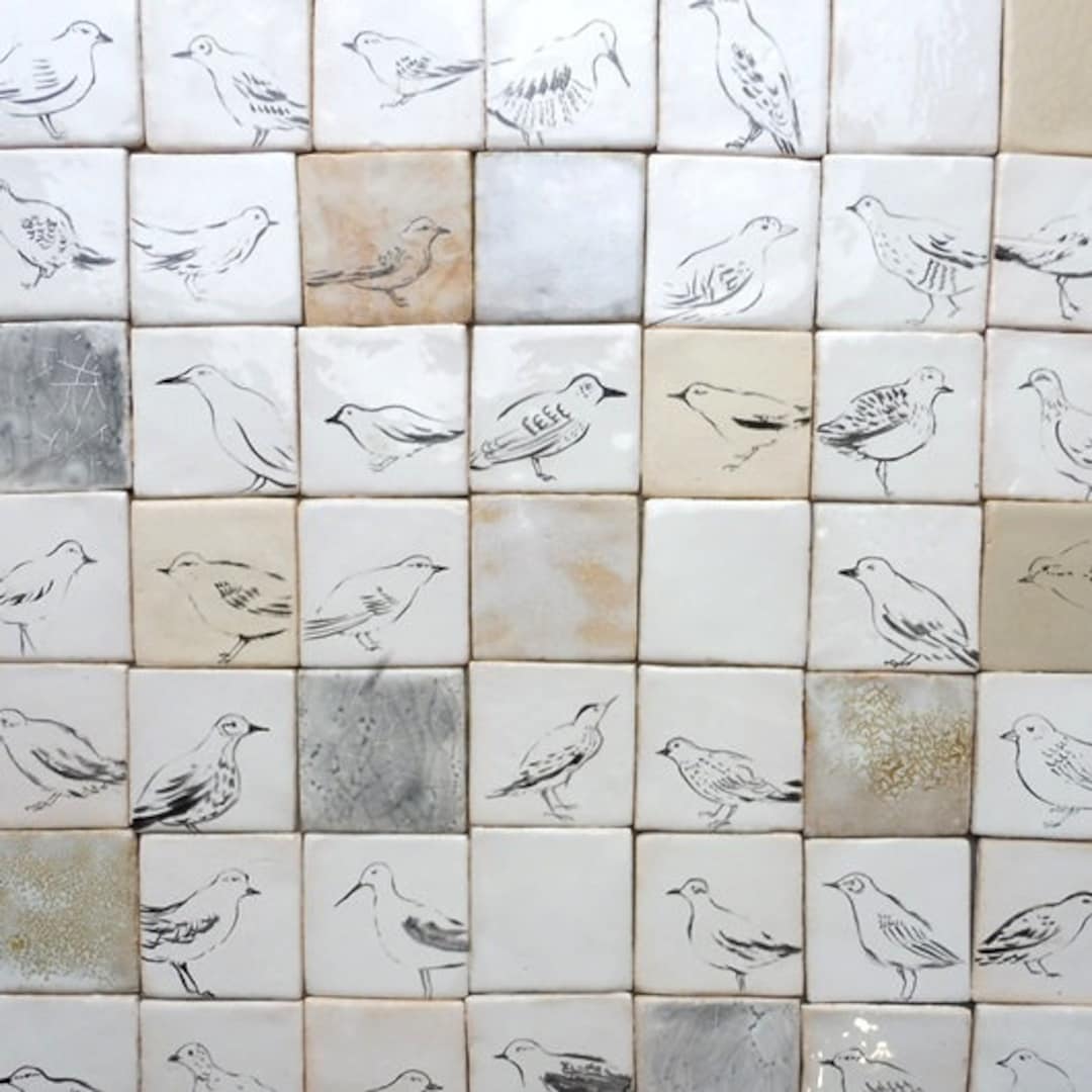 WINTER BIRDS TILES - Etsy