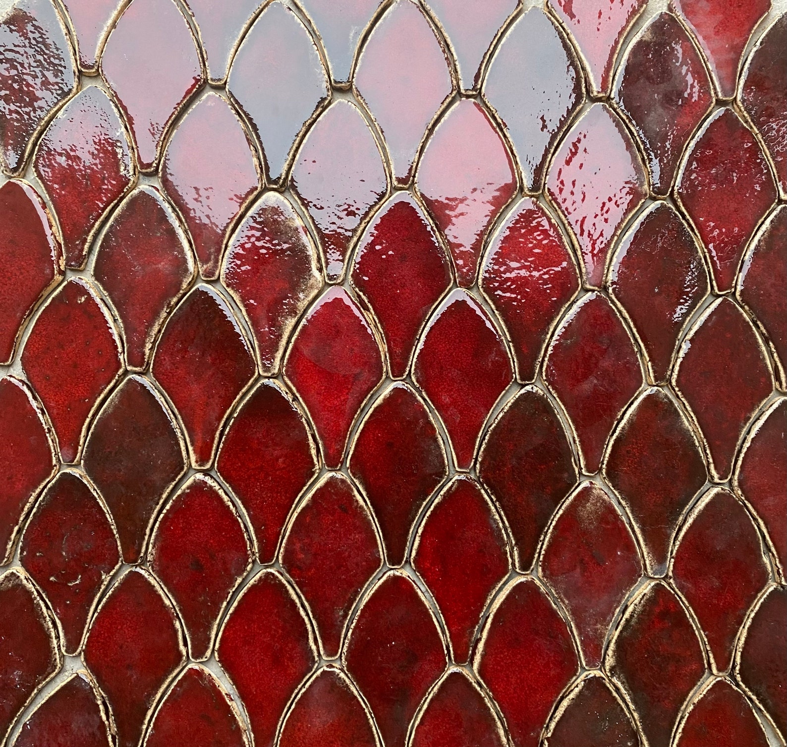 Red Dragon Tiles - Etsy