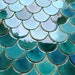 Tiles Fish Shells in Turquoise | Etsy