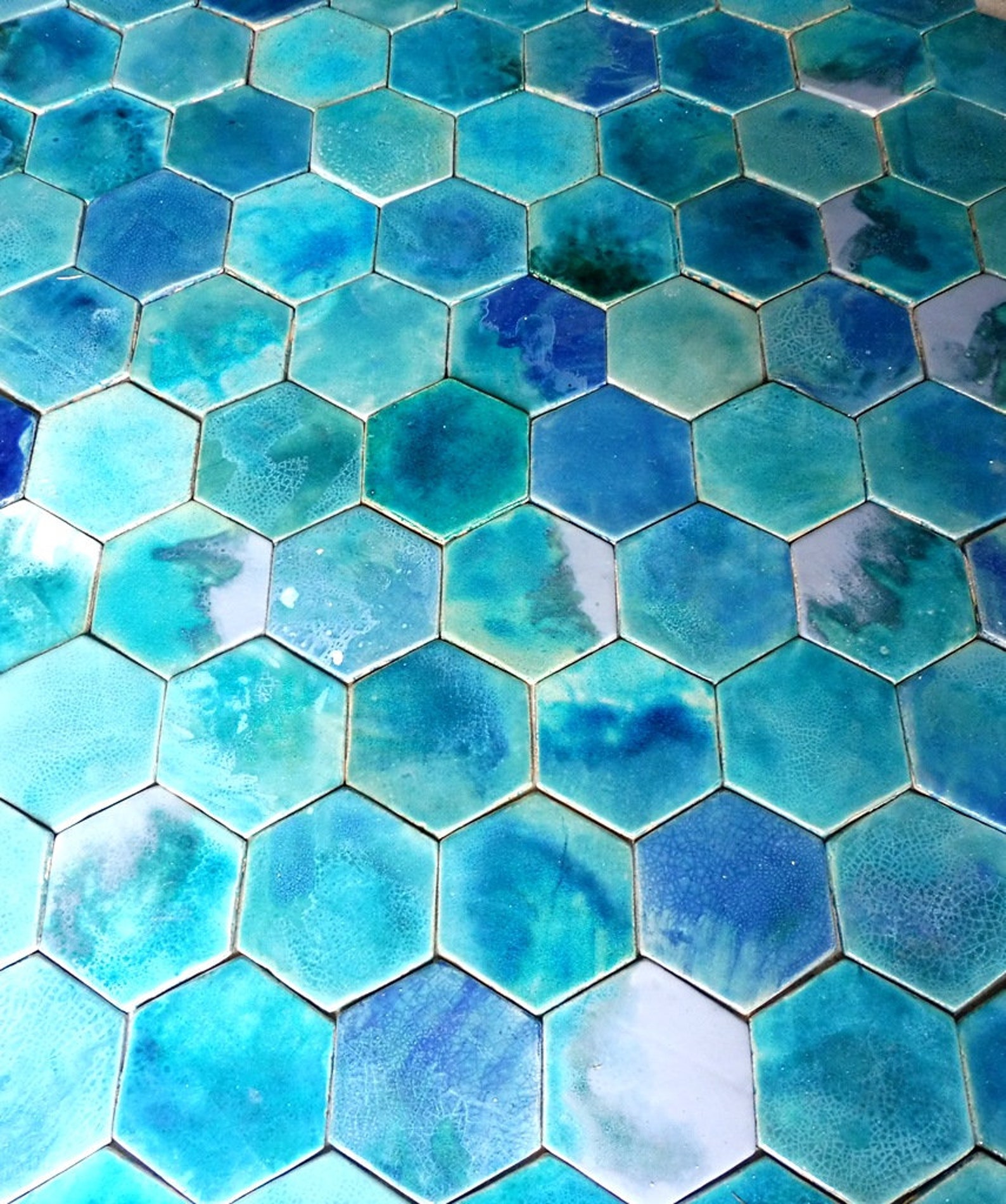 Snow Over the Sea Tiles - Etsy