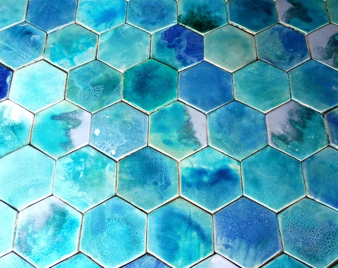 Snow Over the Sea Tiles - Etsy