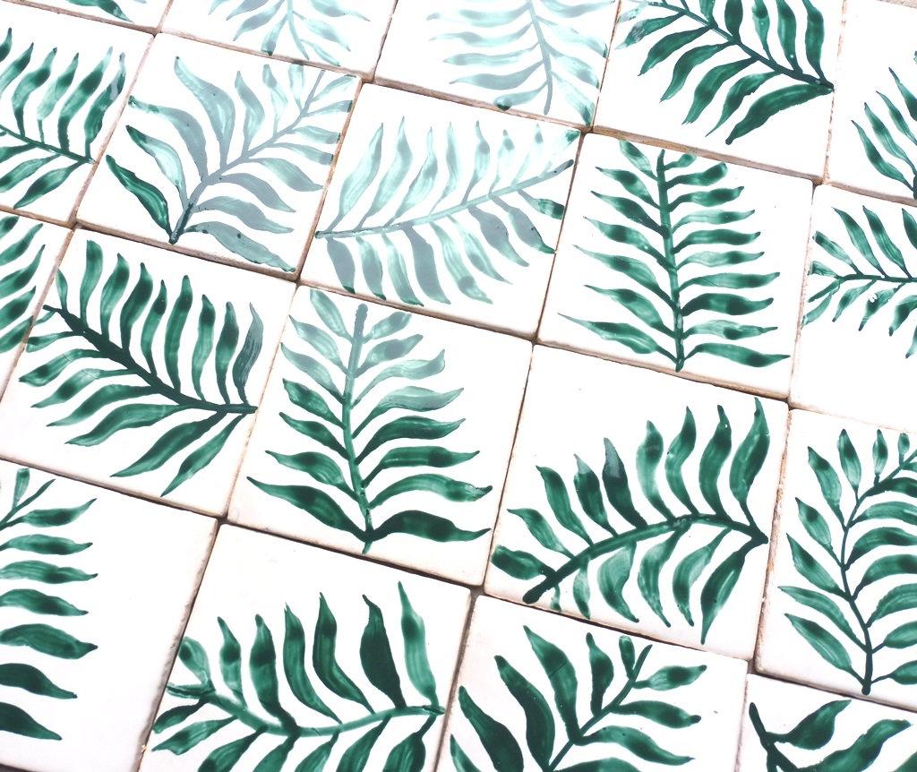 White Fern Tiles - Etsy