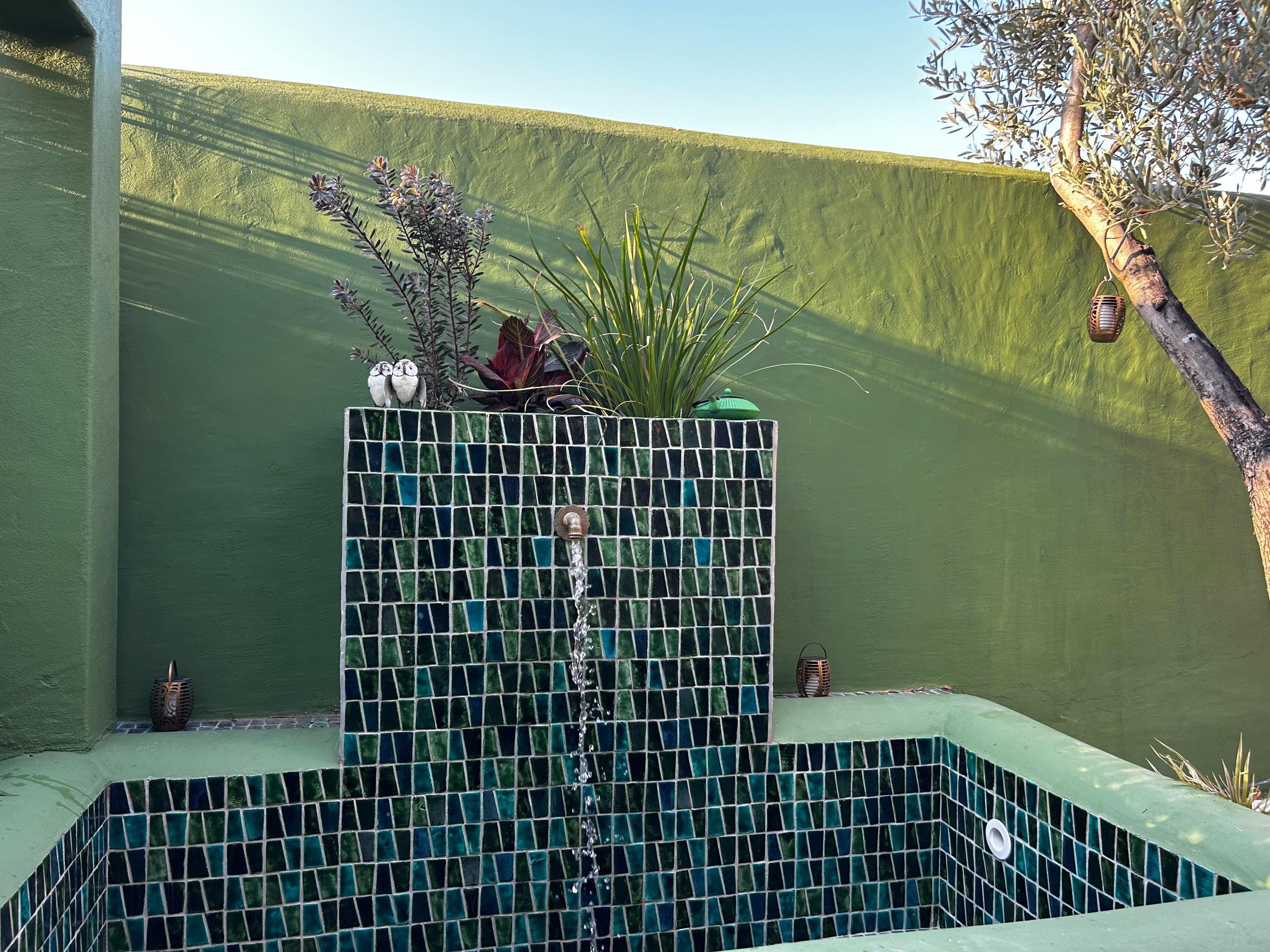Tiles, Mosaic - Green and Turquoise - Etsy