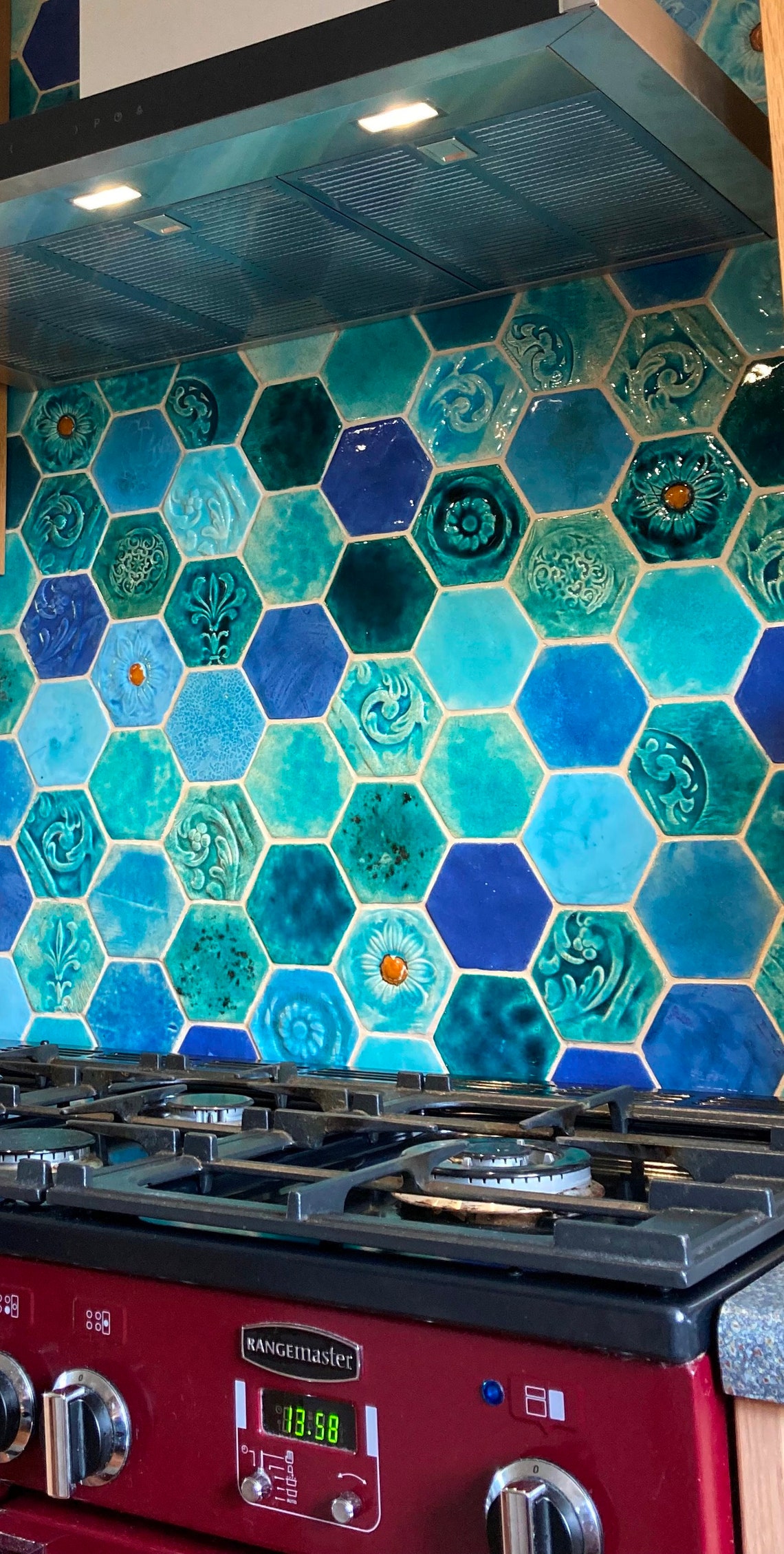 Tiles- Turquoise Thoughts - Etsy