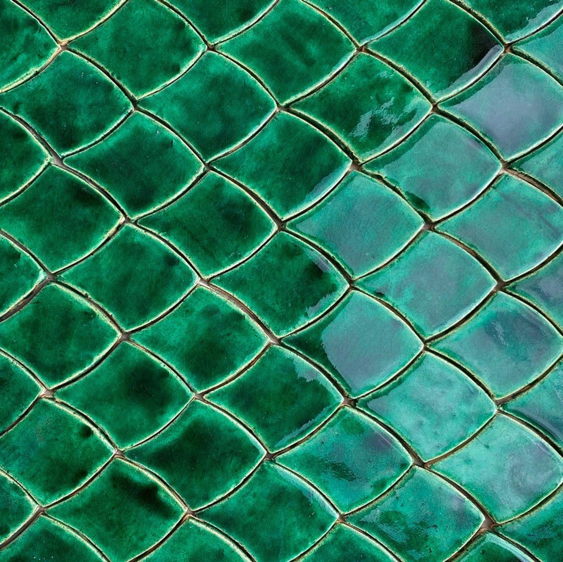 GREEN GROT TILES - Etsy