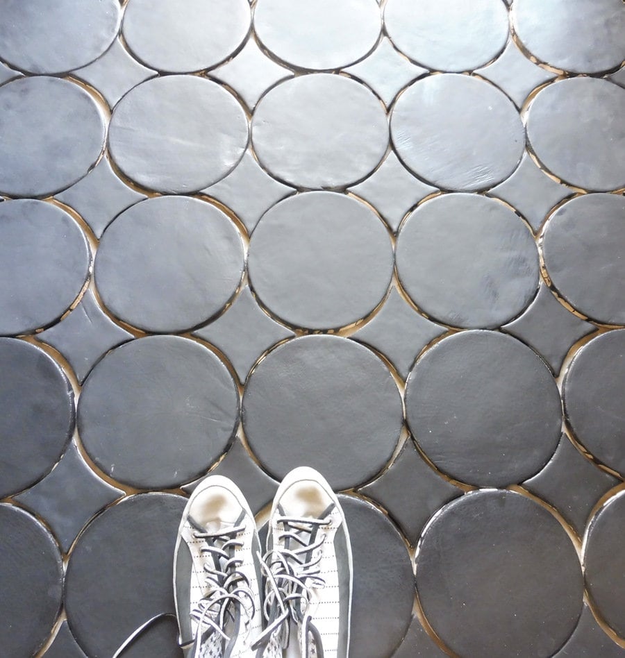 BLACK CIRCLES Tiles - Etsy