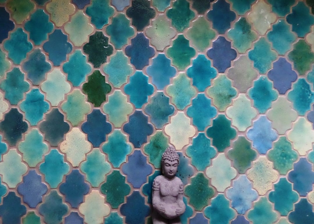 Tiles - Morocco in Turquoise - Etsy