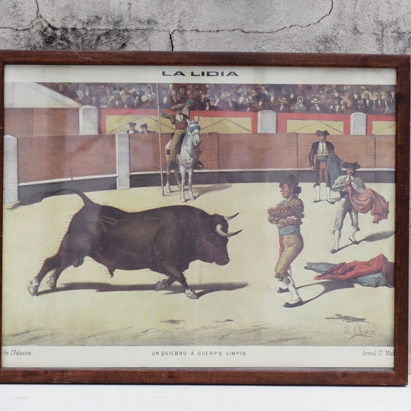 Bullfighting - Etsy
