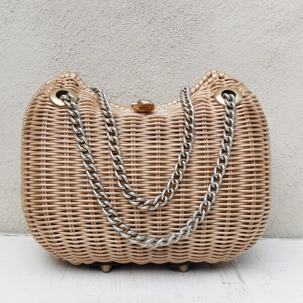 Wicker Handbag - Etsy