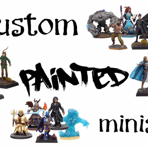 Painted Miniatures - Etsy