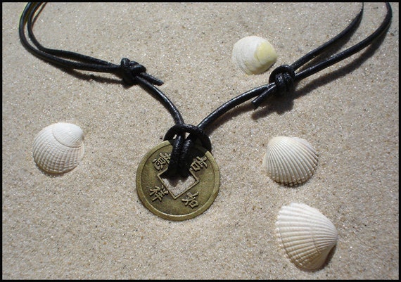 Chinese Coin Amulet - Etsy