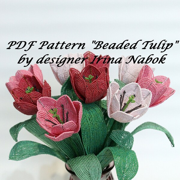 Beaded Flowers - Etsy