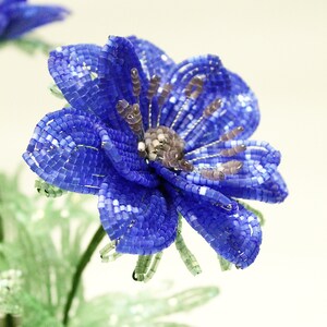 Beaded Flowers, French Beaded Flower, Anemones, Beaded Anemone. Wedding ...