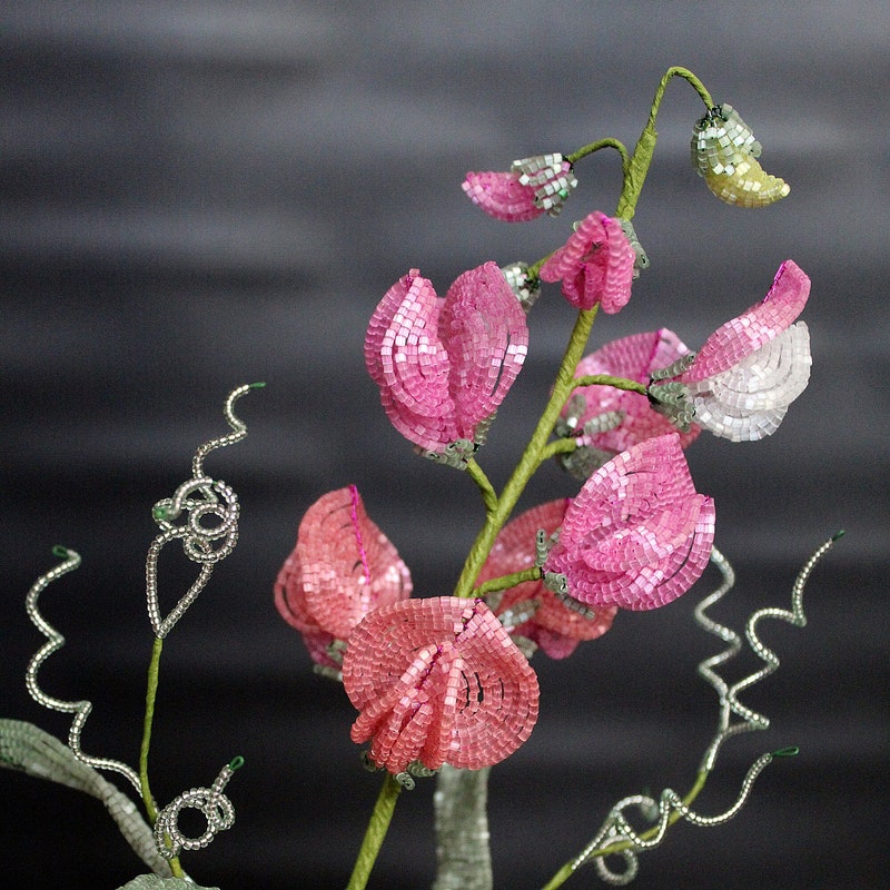 French Beaded Flowers - Etsy