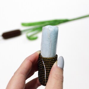 PDF Pattern, Cattail Pattern, Beaded Cattail, Beaded French Flower ...