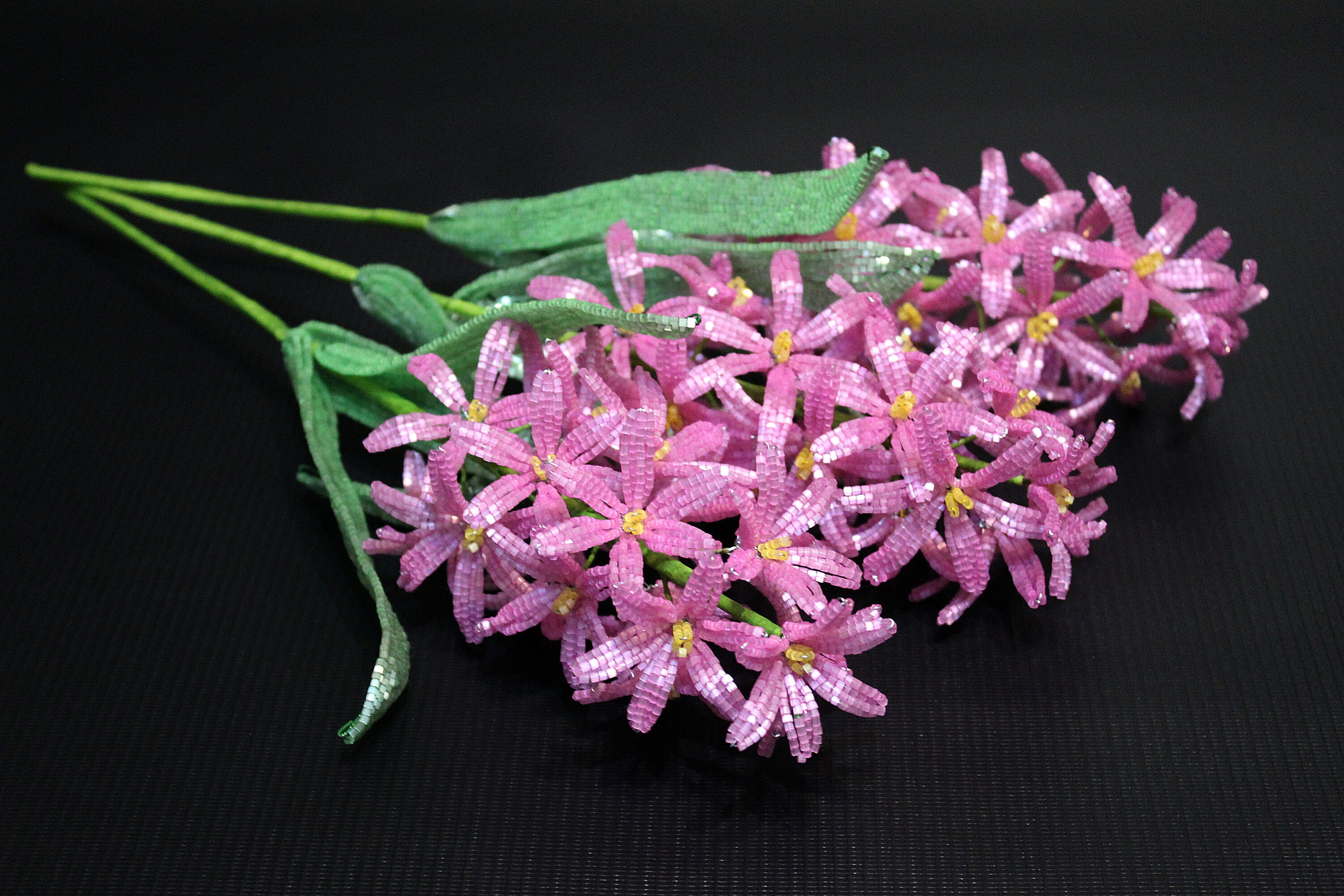 Hyacinth French Beaded Flower Beaded Hyacinth Hyacinth - Etsy
